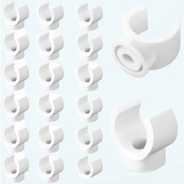 20 Packs 1/2 Inch PEX Clips Pipe Hangers Clamps Pipe Support Holder 16 ...