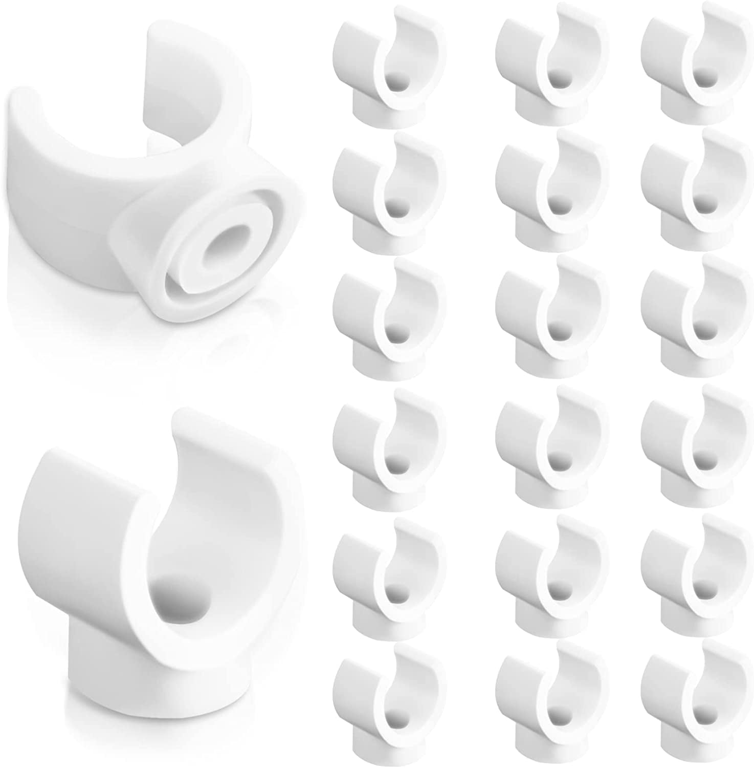 20 Packs 1/2 Inch PEX Clips Pipe Hangers Clamps Pipe Support Holder 16 ...