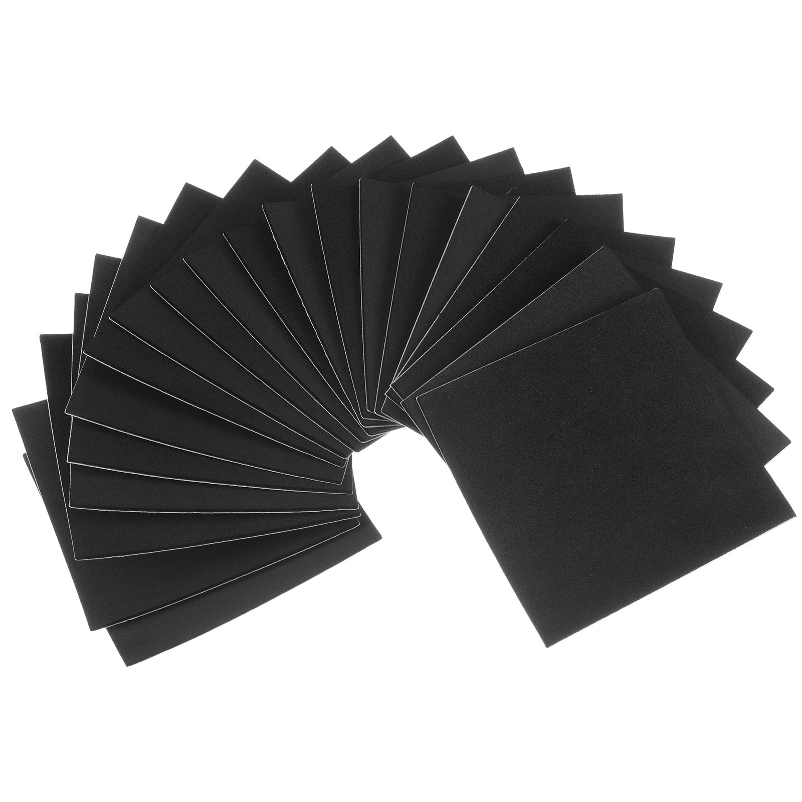 20pcs Adhesive Rubber Padding Sheets 1/16" Thick x 4" Long Square Neoprene Foam Sheet Anti ...