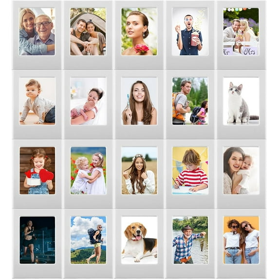 20 Packs Magnetic Photo Picture Frame Cute Mini Table Photo Frame ...