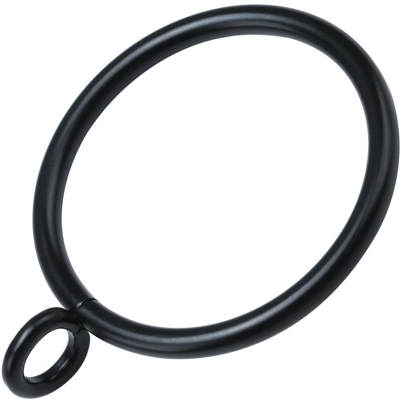 20 Packs Metal Curtain Rings With Eyelets, Modern Iron Drapery Hanging ...