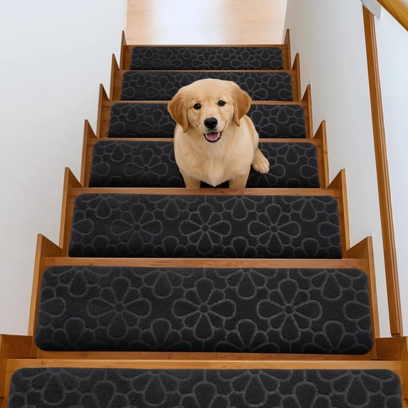 20 Packs Non Slip Stair Treads 30 x 8 Inches for Wooden Steps Indoor ...