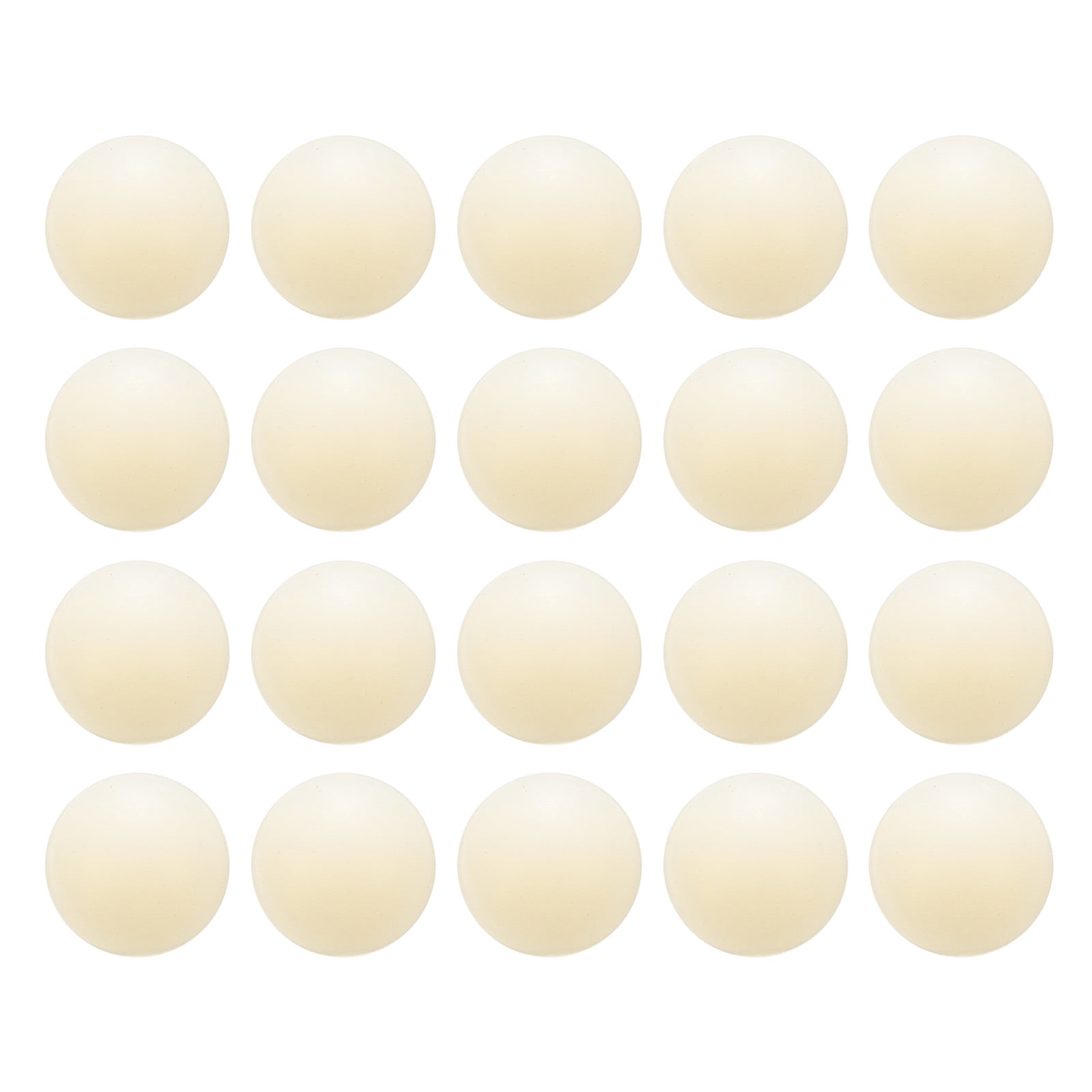 20 Packs Nylon Bearing Balls 1" 25.4mm Solid Plastic Balls, Precision ...