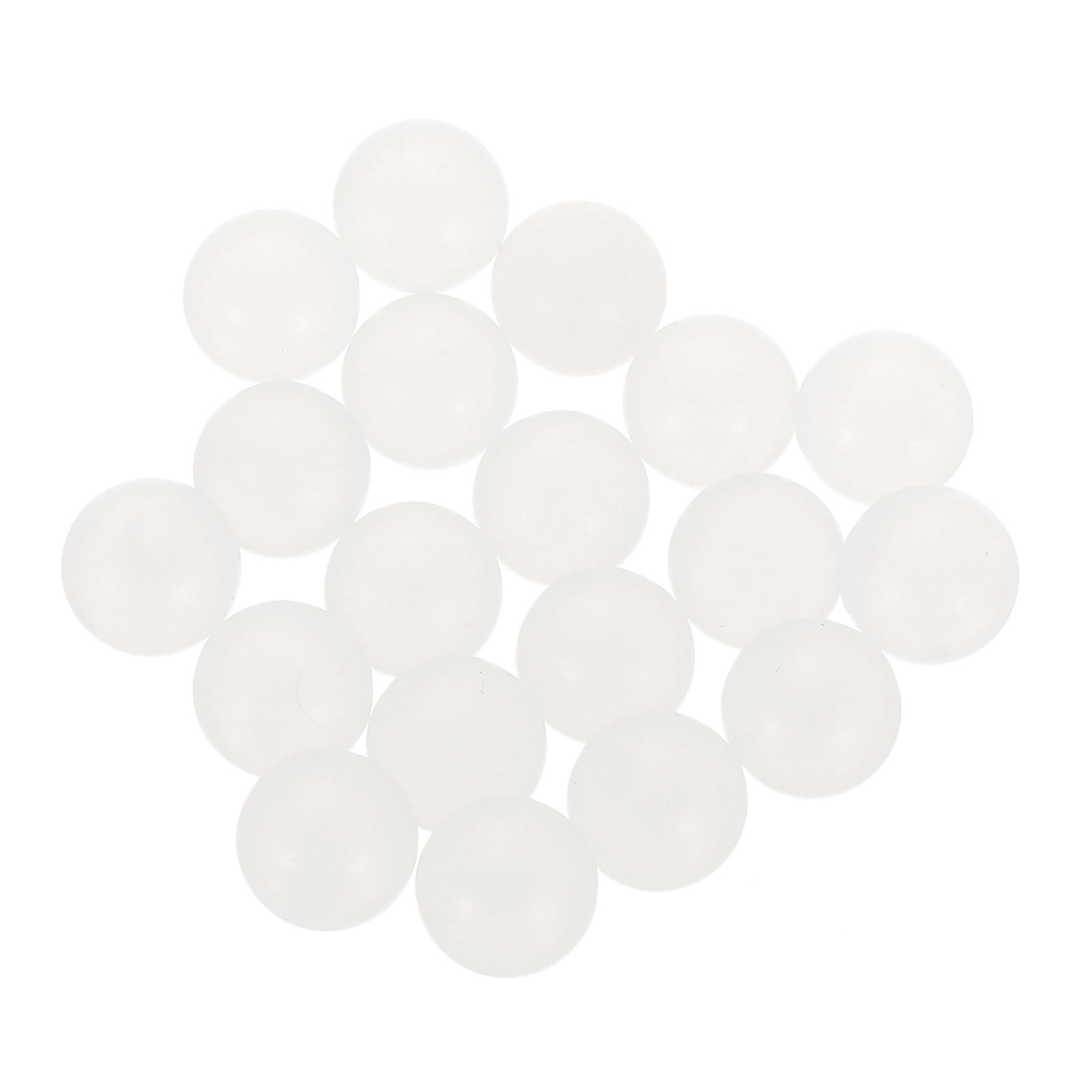 20 Packs PP Plastic Bearing Balls 11mm Solid Plastic Balls, White ...