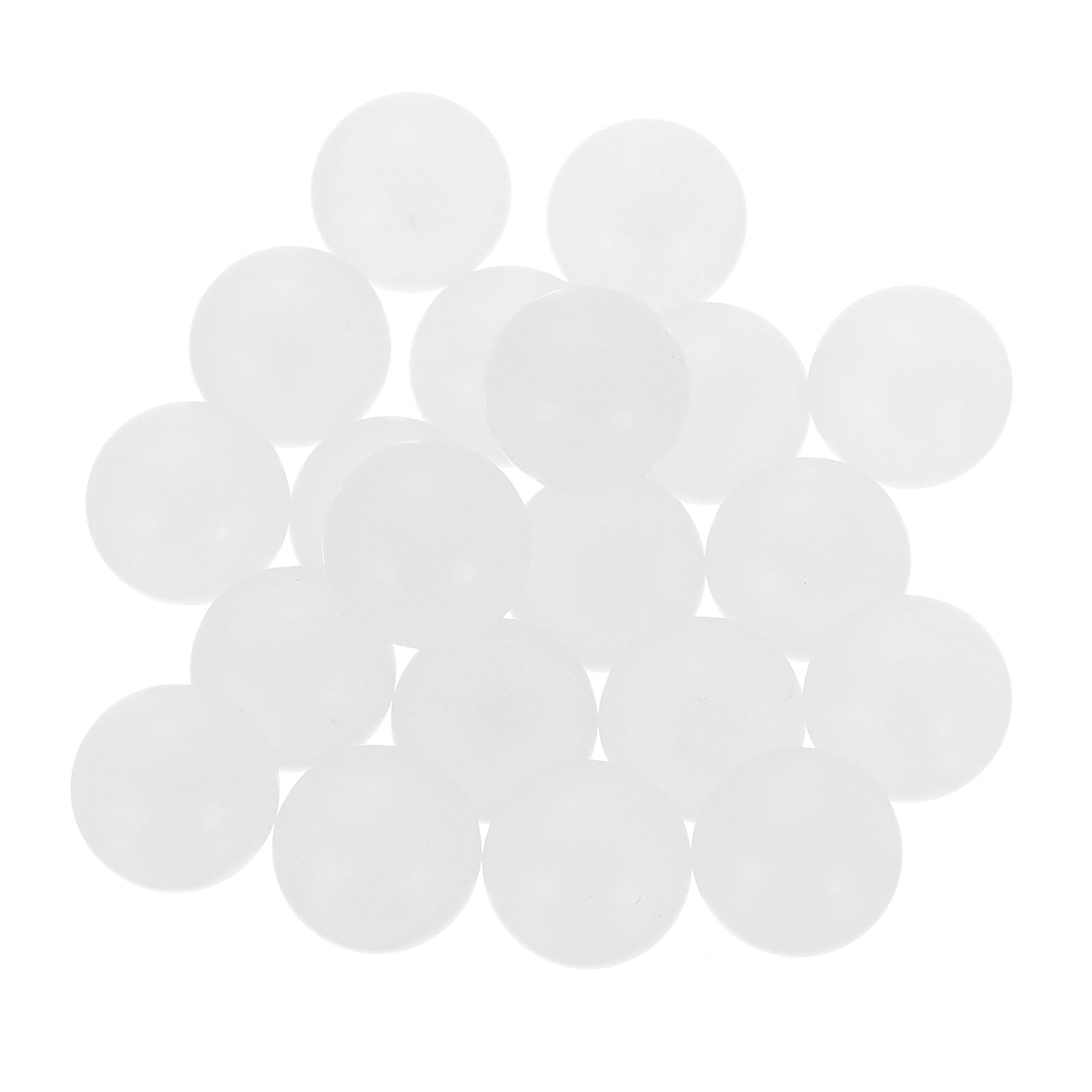 20 Packs PP Plastic Bearing Balls 12mm Solid Plastic Balls, White ...
