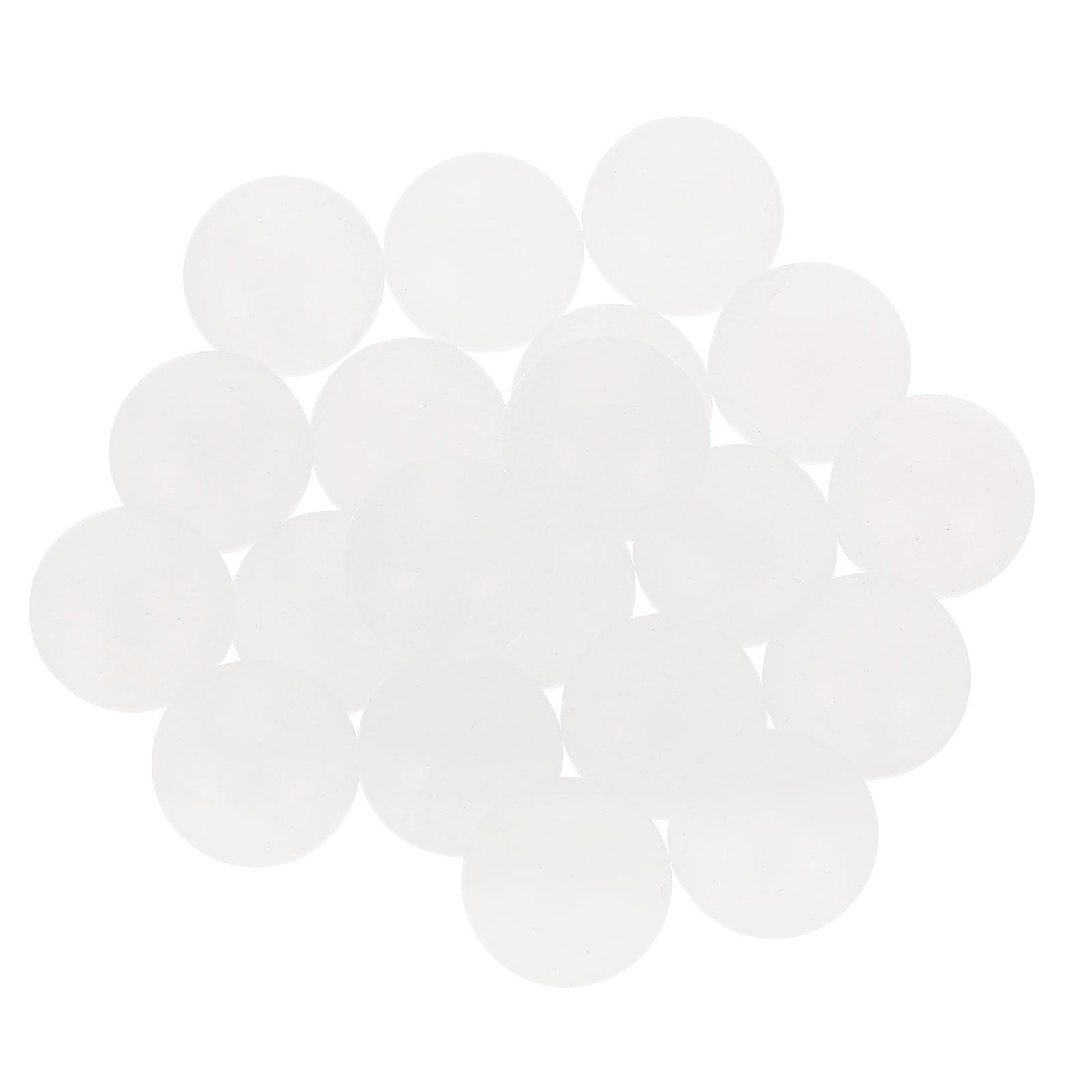 20 Packs PP Plastic Bearing Balls 14mm Solid Plastic Balls, White ...