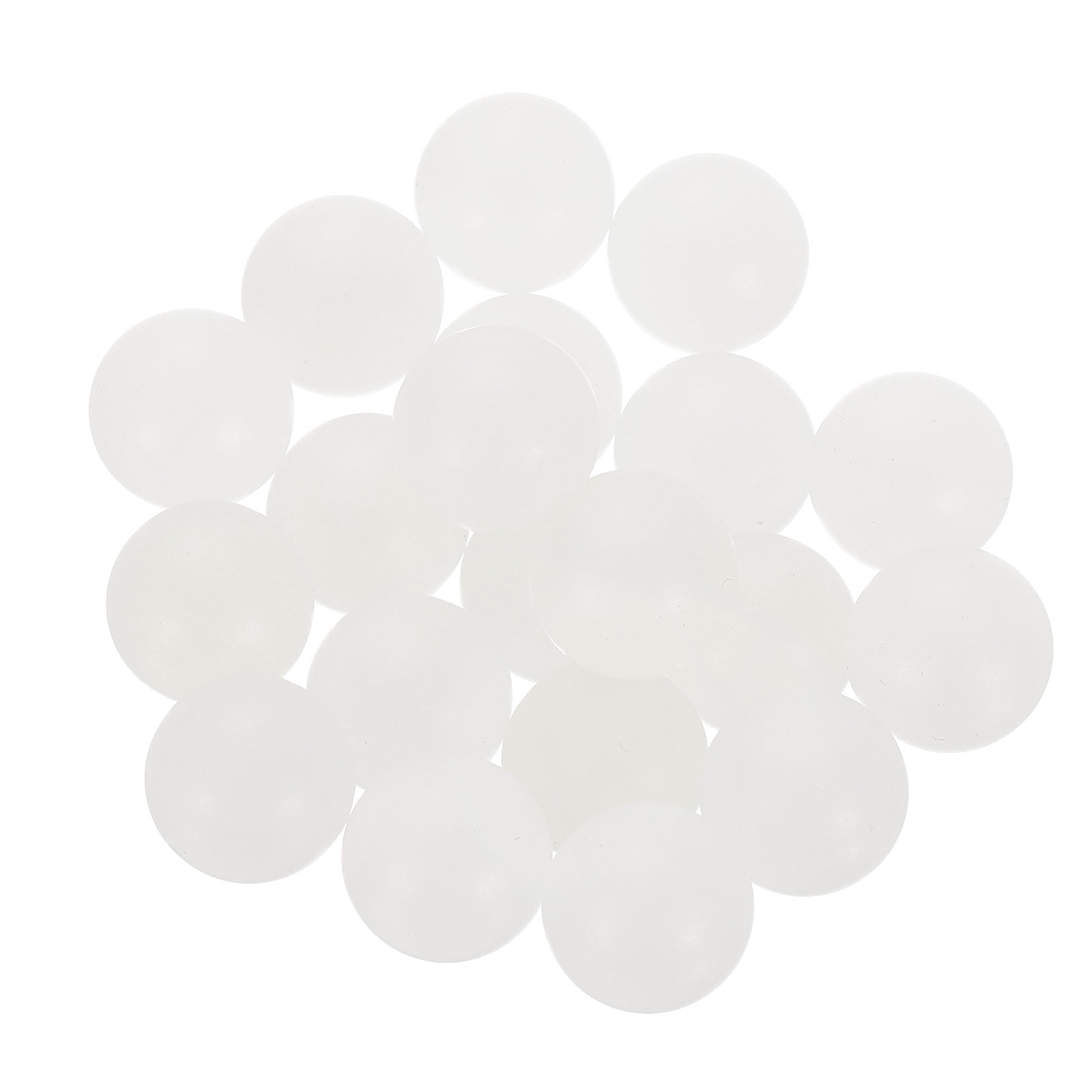 20 Packs PP Plastic Bearing Balls 16mm Solid Plastic Balls, White ...