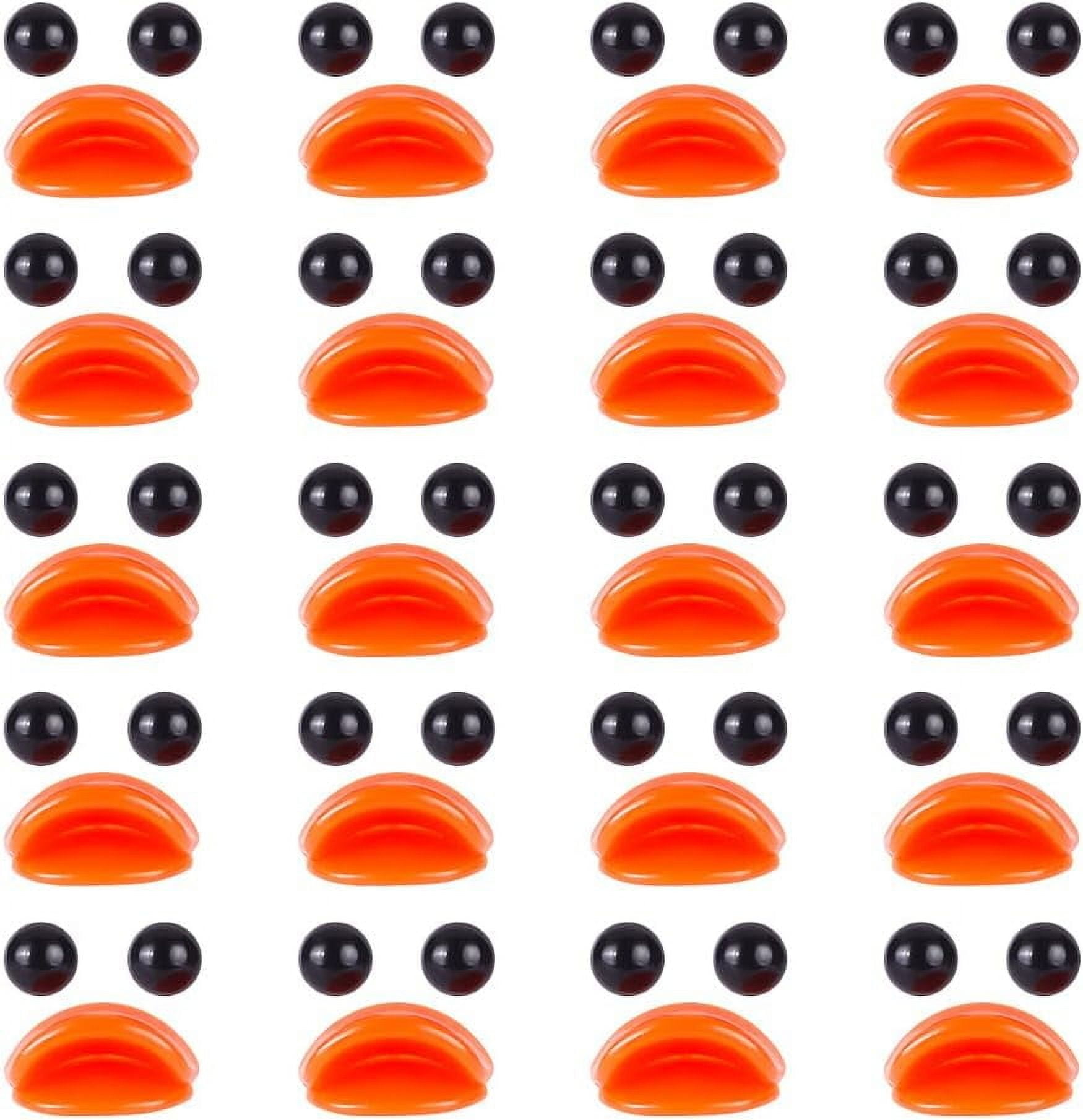 20 Packs Plastic Craft Eyes with Duck Mouth Set Flat Round Craft Eyes ...