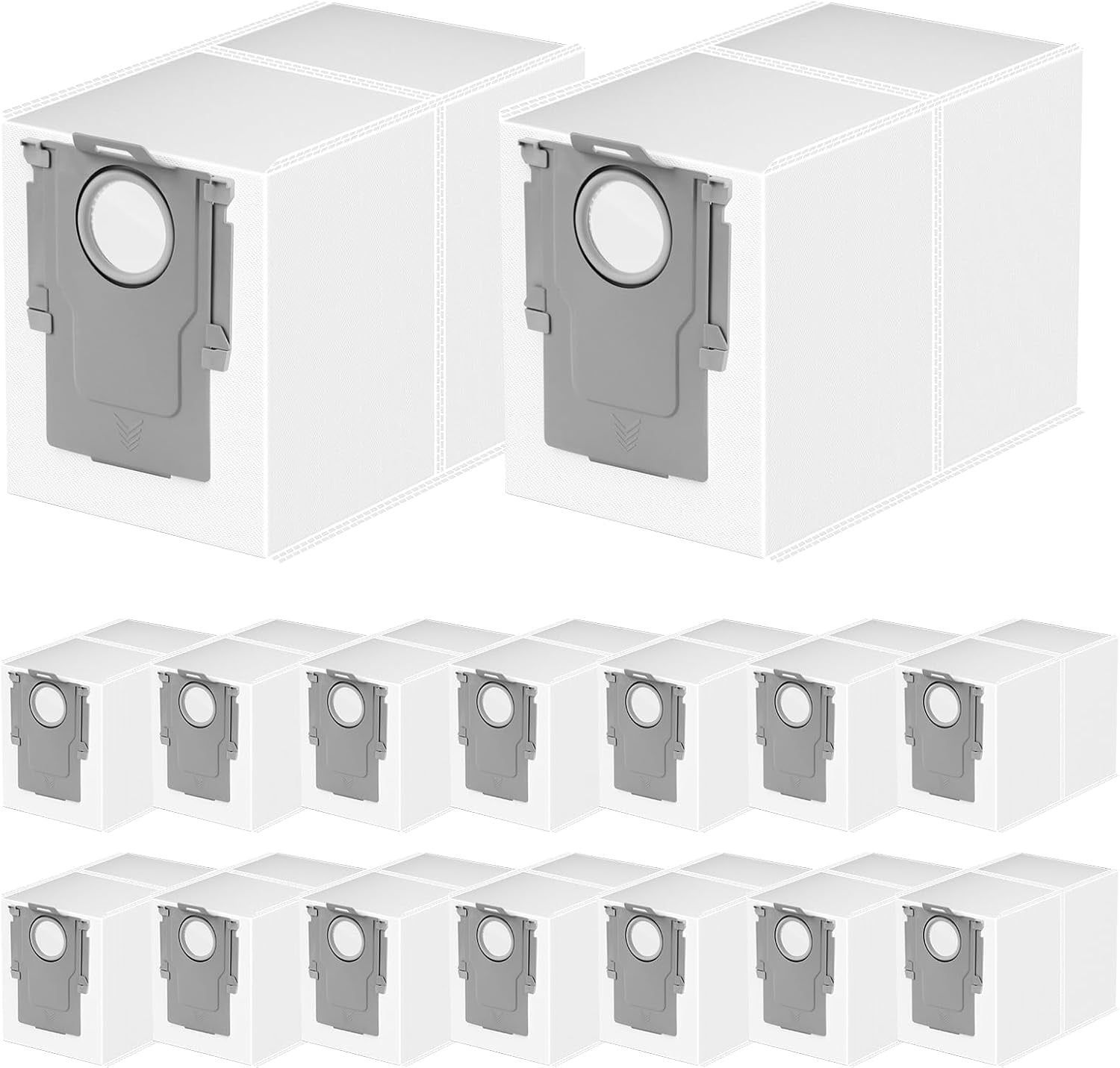 20 Packs Q Revo Dust Bags for Roborock QV 35A/Qrevo S5V/Saros 10/10R ...