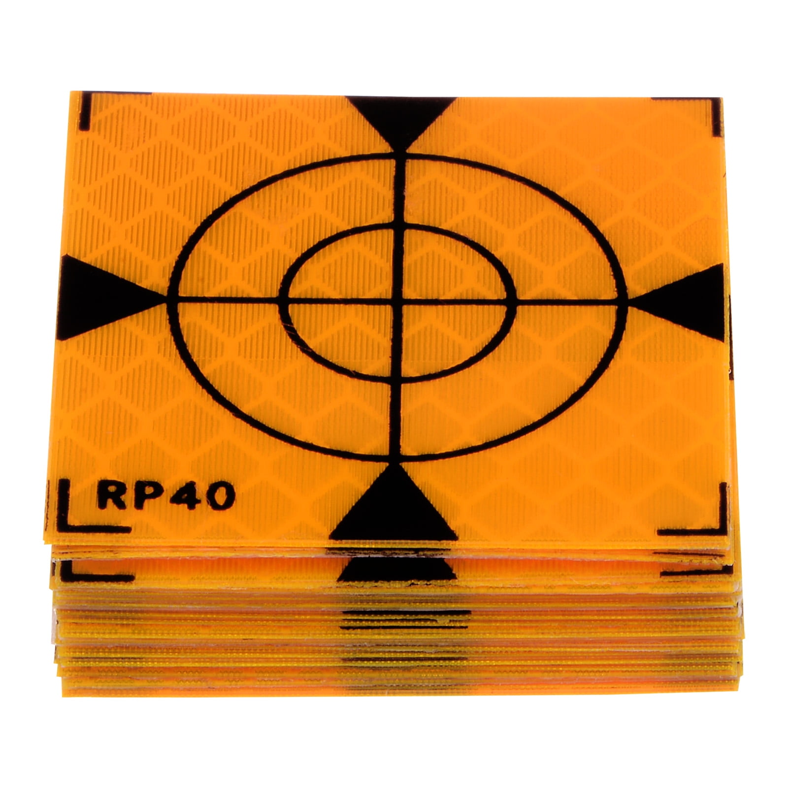 20 Packs Reflector Target Sheets 40mm Self Adhesive Reflective Tape ...