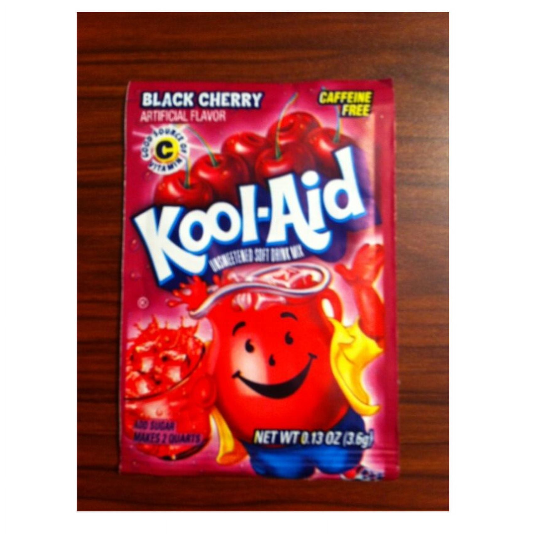 20 Packs of Kool Aid BLACK CHERRY Flavor Drink Mix Packet NEW Gluten ...