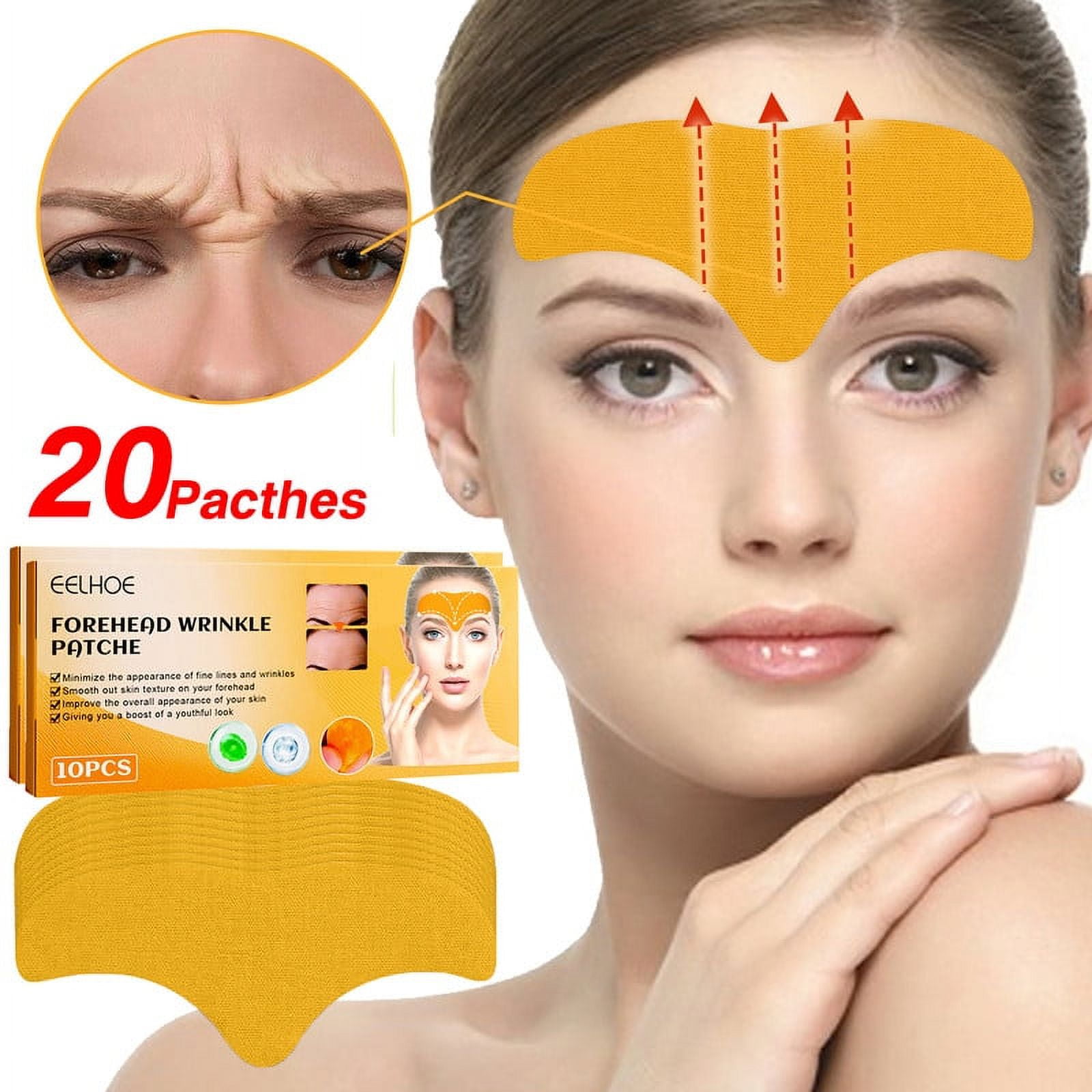 20 Pacth Hydrolyzed Collagen Forehead and Between Eyes Patches Patch ...