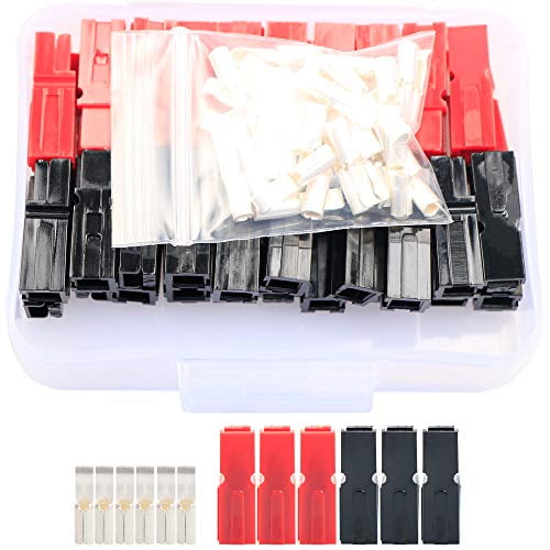 20 Pair 45AMP Quick Disconnect Power Terminals Connectors, Red Black ...
