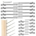20 Pairs 1/8" Cable Railing Hardware Kit Swage Toggle Turnbuckle for ...