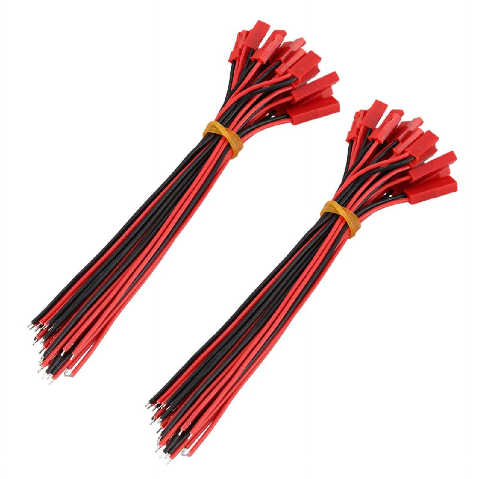 20 Pairs 150mm JST Connector Plug Cable Line Male+Female for RC BEC ...