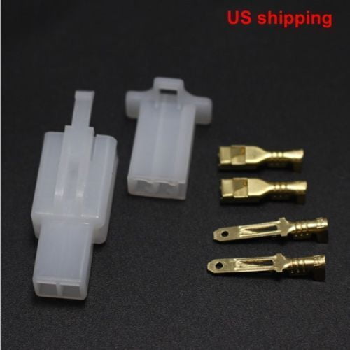 20 Pairs 2 Pin Automotive 2.8mm Wire Connector Plug Ebike Scooter ...