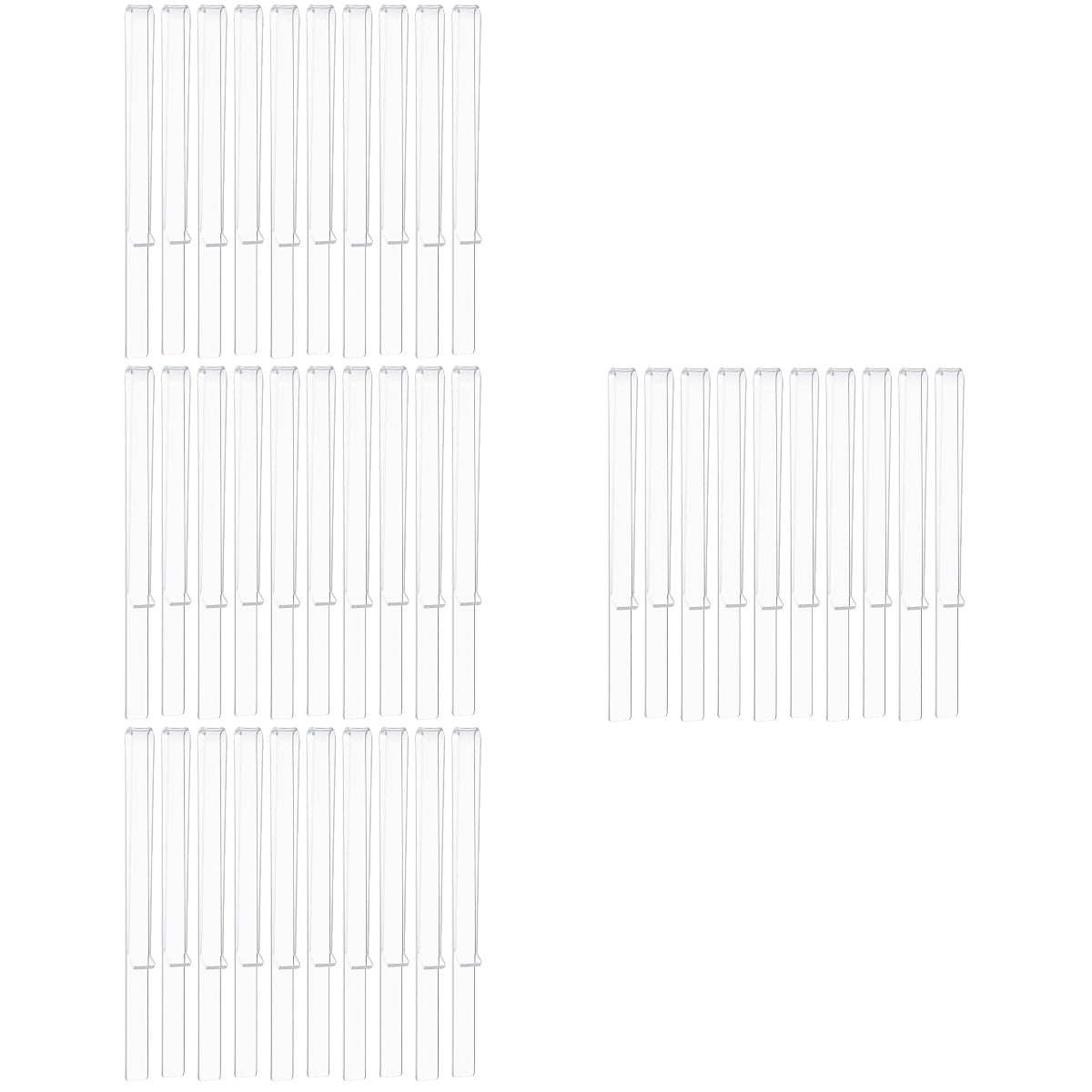 20 Pairs Acrylic Music Clips Music Page Holder Clips Transparent Sheet ...