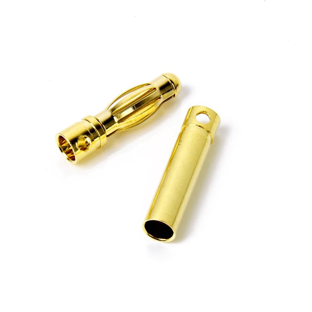 20 Pairs 4 0mm Gold Plated Male and Female Banana Connectors Plugs for ...