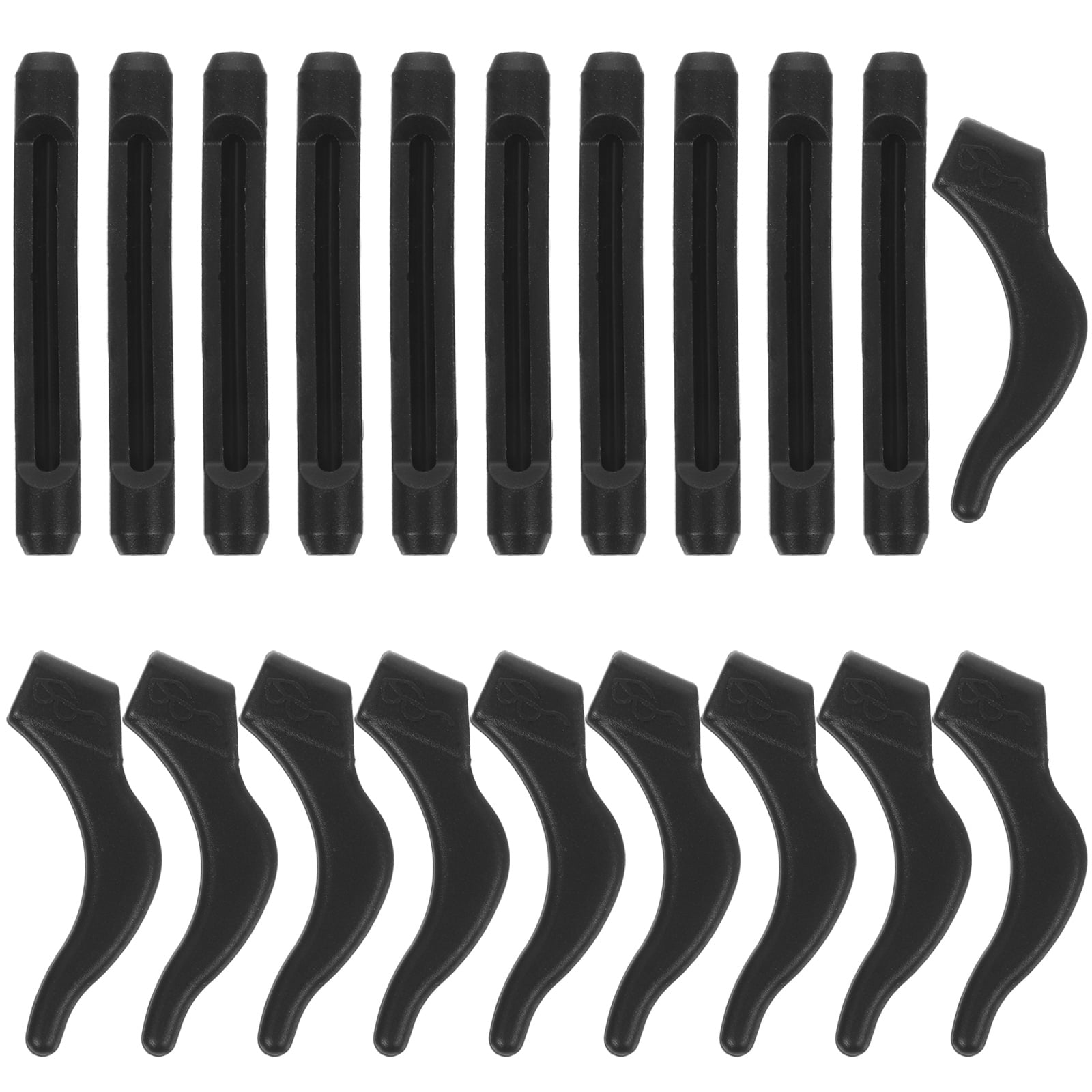 Eease 20 Pairs Eyeglass Ear Cushions Silicone Glasses Ear Grip Temple ...