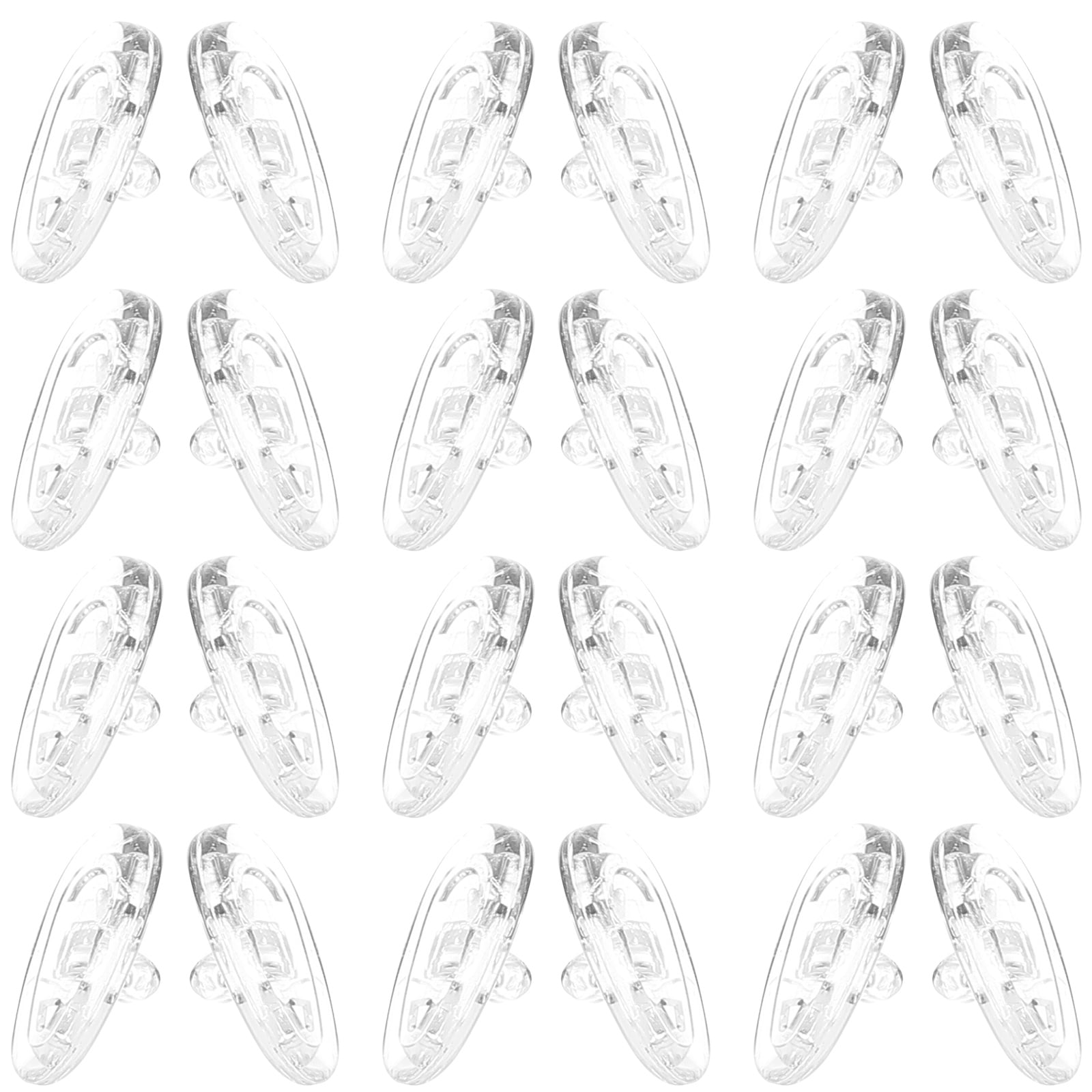 20 Pairs Glasses Silicone Nose Pads So Soft Protector Piece Guards for ...