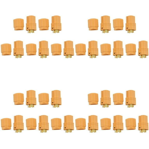 20 Pairs MT60 3.5mm 3-Wire 3-Pole Connector Plug Set for RC ESC to ...