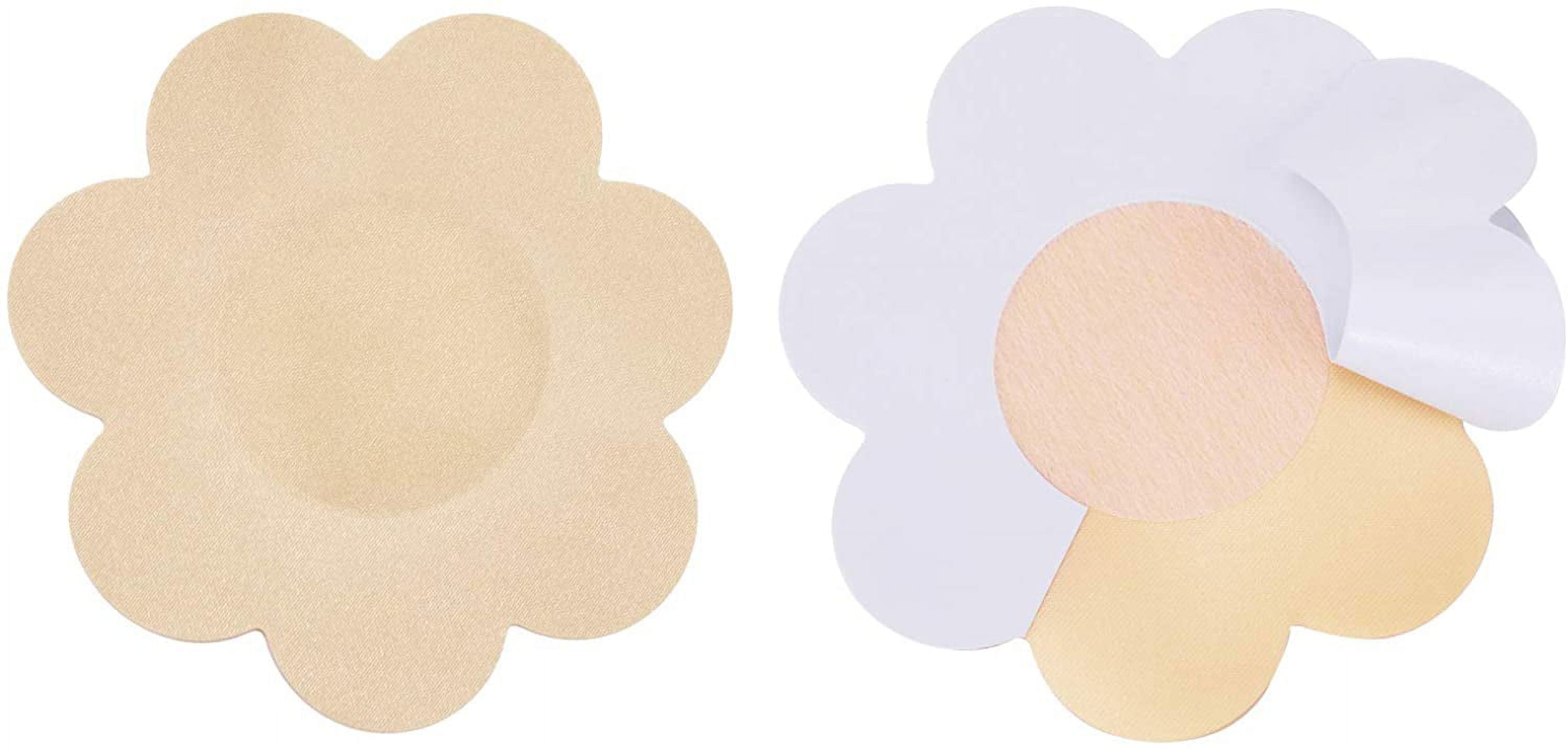 20 Pairs Nipple Cover Plum Shaped Disposable Breast Covers Self ...