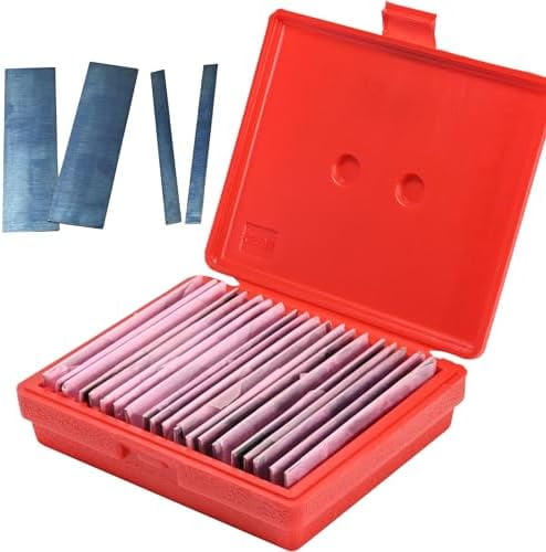 20 Pairs of Parallels, 1/32” x 6” Vise Parallel Set, Hardened Manganese ...