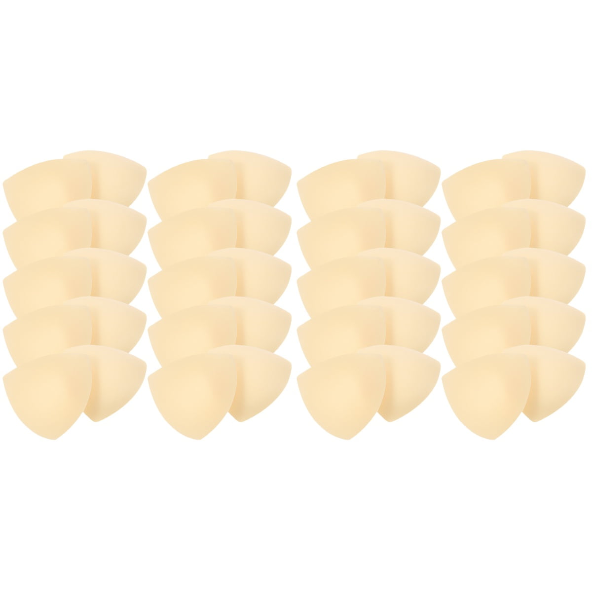 20 Pairs Removable Bra Pads Inserts Sponge Bra Inserts Sports Bra Pads ...