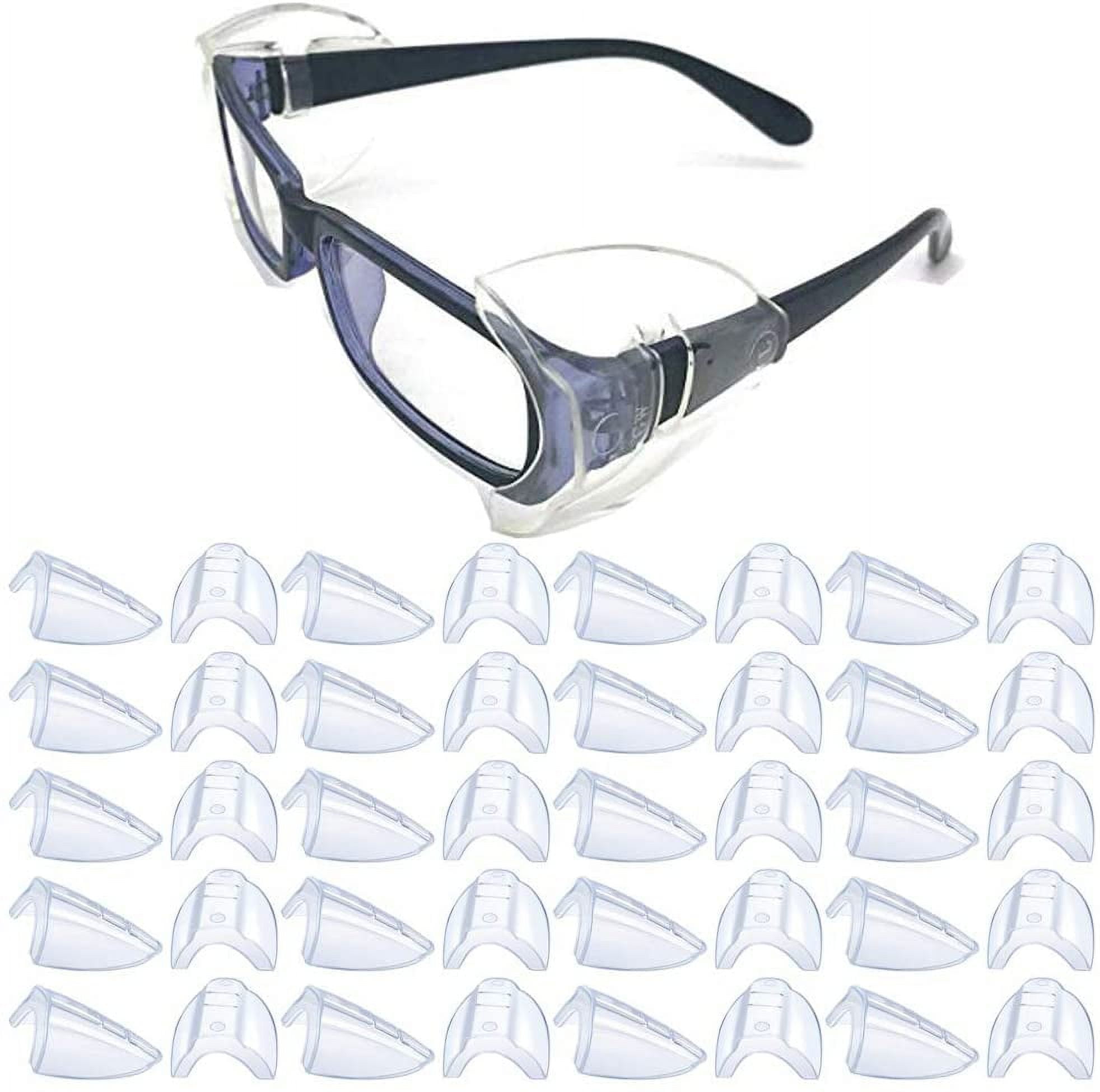 20 Pairs Safety Glasses Side Shields Large, Slip on Clear Side Shields ...