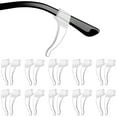20 Pairs Silicone Eyeglass Ear Hooks Non-Slip Eyewear Ear Grips for ...