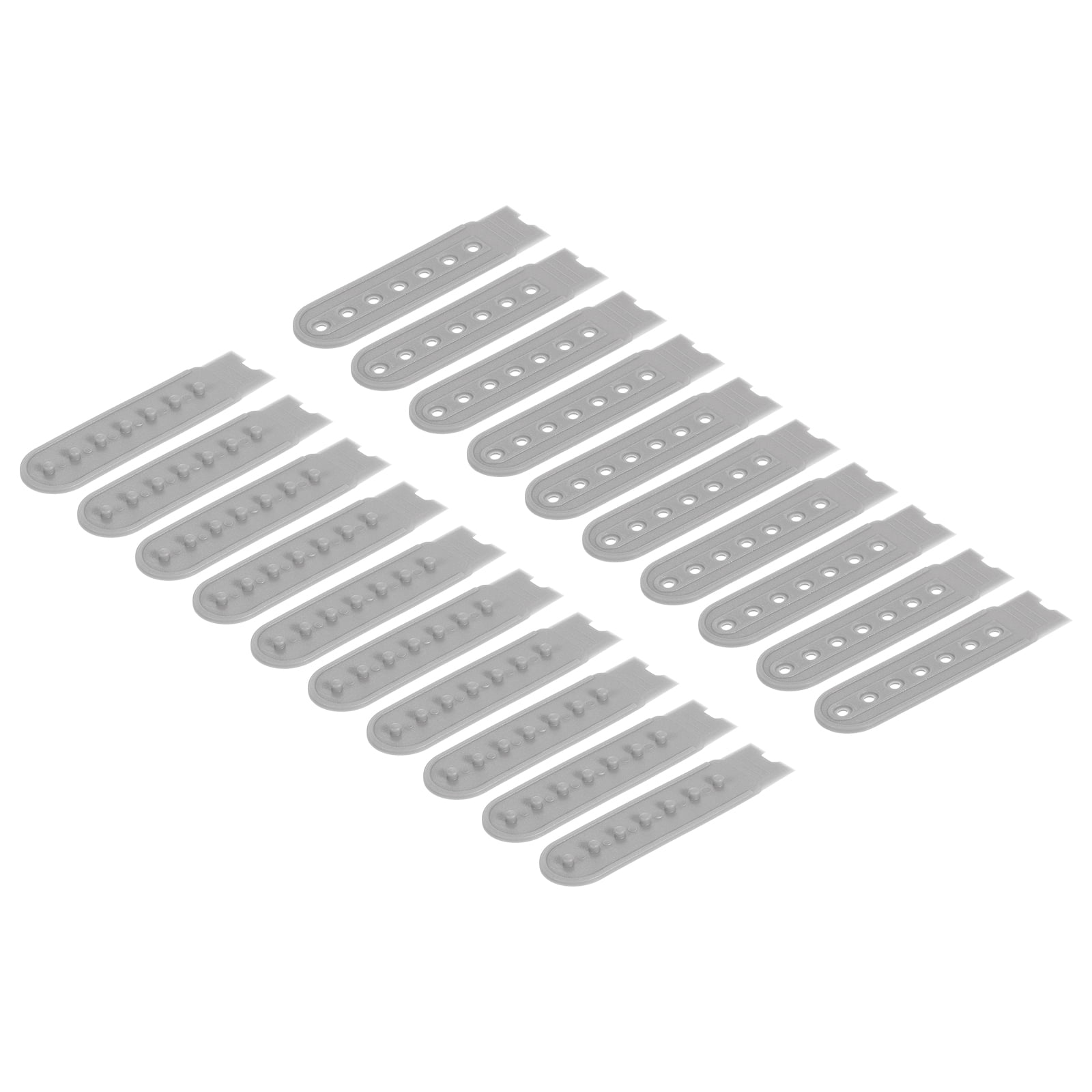 20 Pairs Snapback Strap Cover, 7 Holes Plastic Adjustable Hat Snap ...