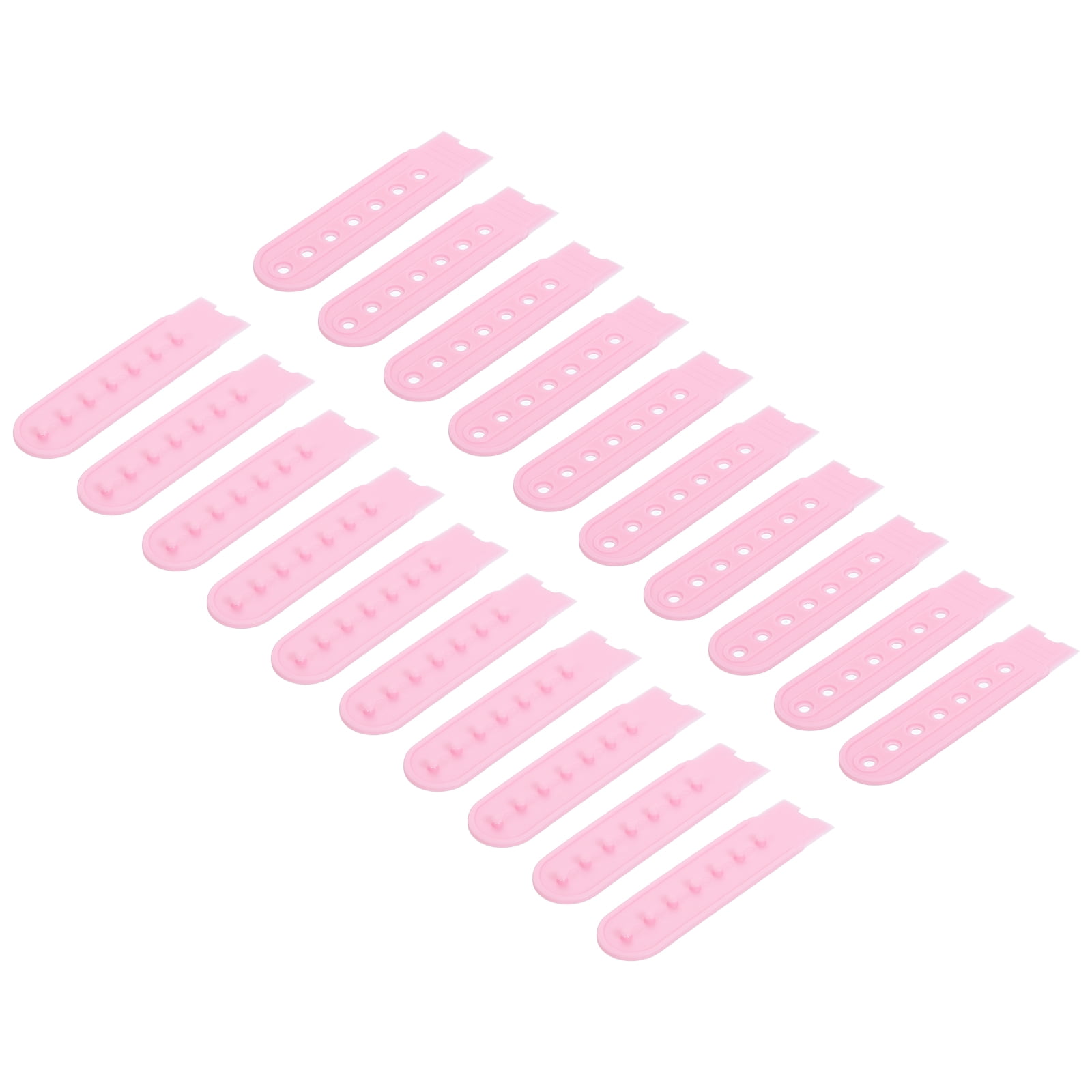 20 Pairs Snapback Strap Cover, 7 Holes Plastic Adjustable Hat Snap ...