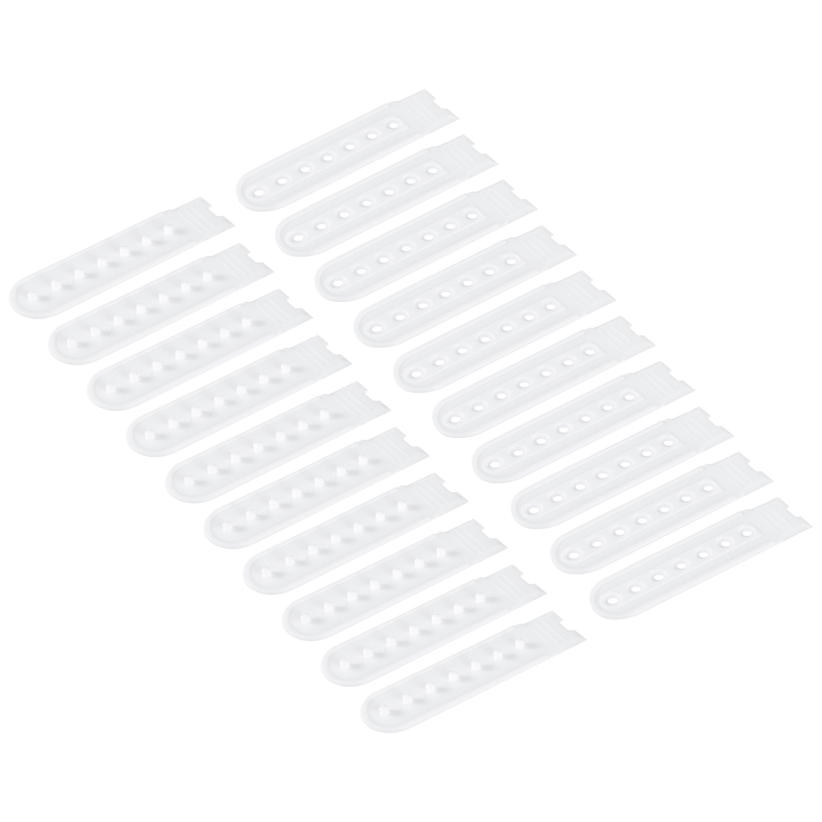 20 Pairs Snapback Strap Cover, 7 Holes Plastic Adjustable Hat Snap ...