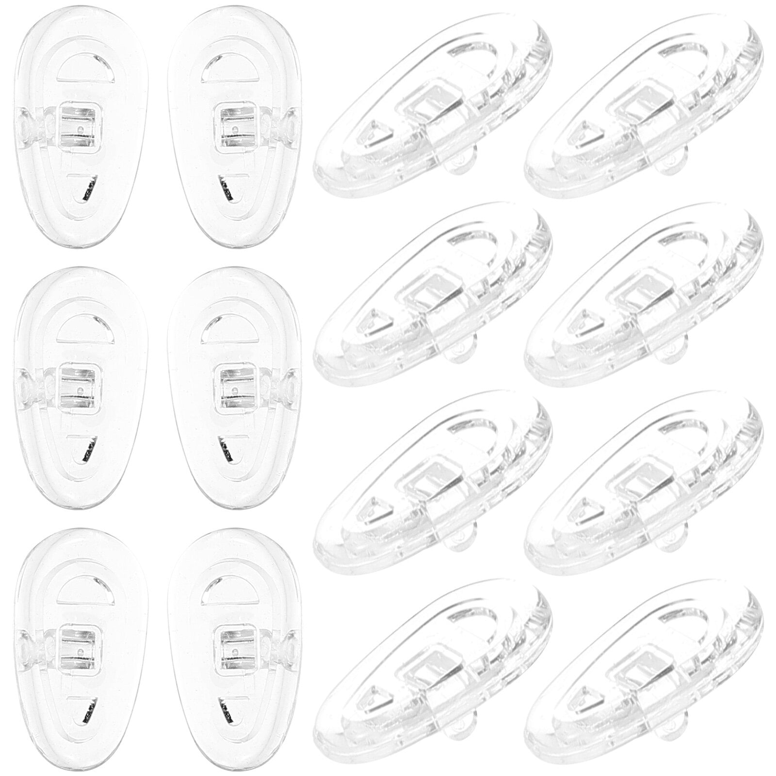 20 Pairs Of Eyeglass Nose Pads Silicone Nose Pads Glasses Replacement Nose Pads Anti Slip Nose
