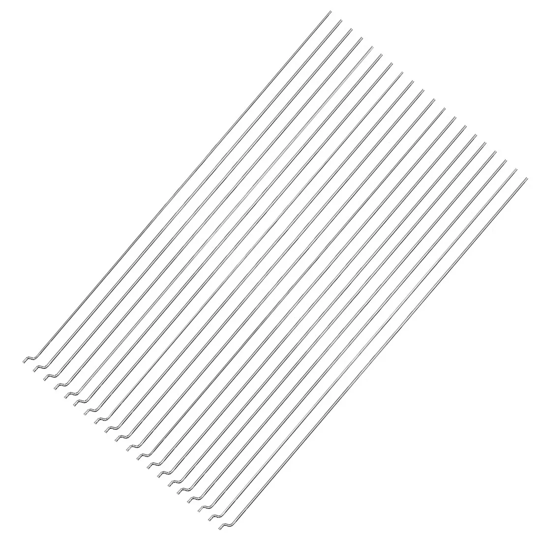 20 Pcs 1.5mm Diameter Silver Z Pull/Push Rods for RC Airplane Plane ...