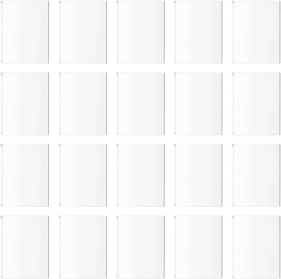 20 Pcs 1.6" Clear Square Miniature Bases Acrylic Model Bases ...