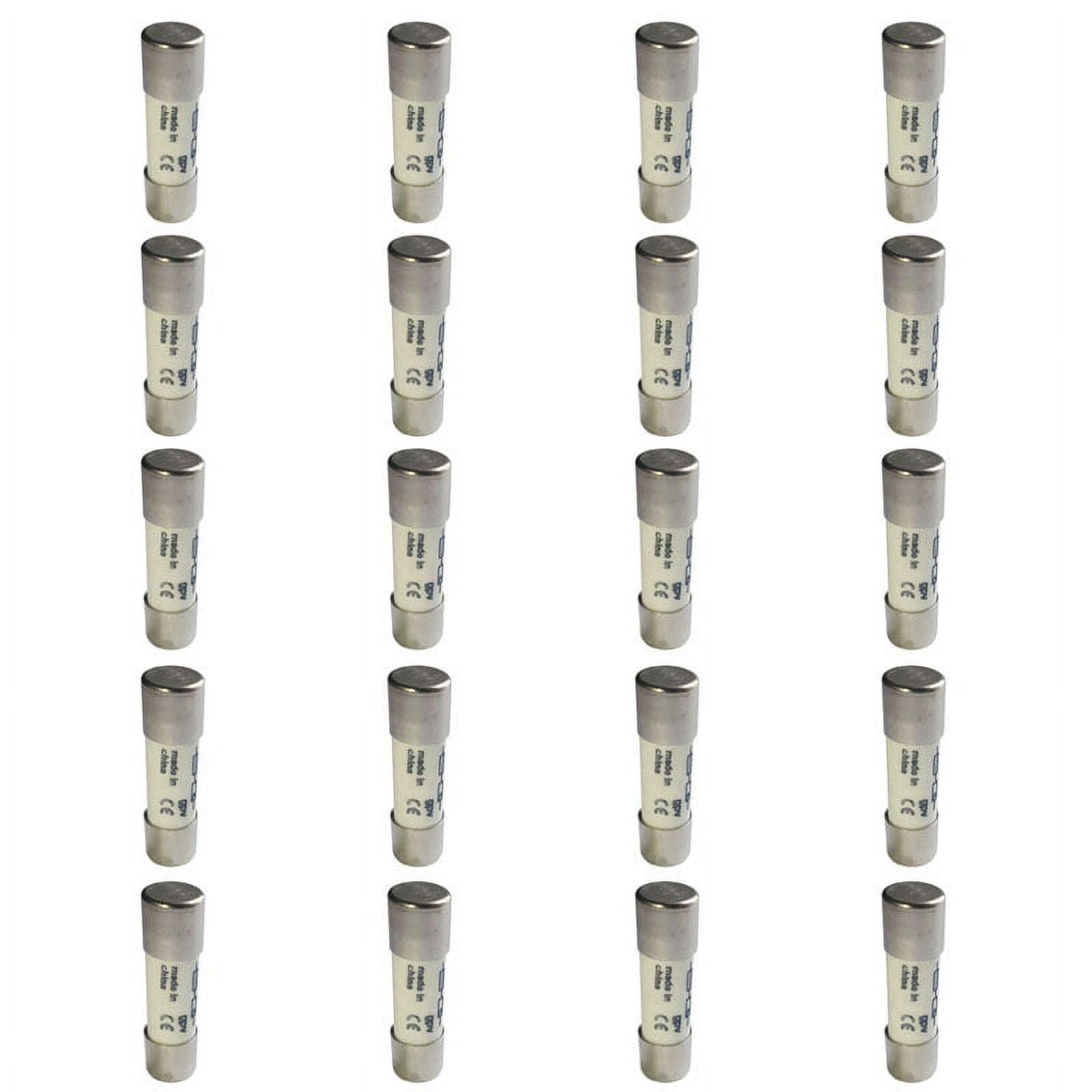 20 Pcs 1000 Fuse Solar PV Explosion-Proof Fuse Silver - 12A - Walmart.com