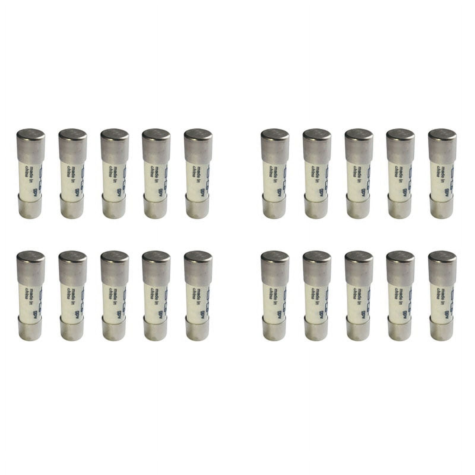 20 Pcs 1000 Fuse Solar PV Explosion-Proof Fuse Silver - 15A,20 x DC ...