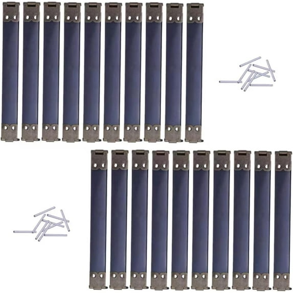 20 Pcs 10cm Metal Bag Making Supplies Internal Flex Frame Kiss Clasp ...