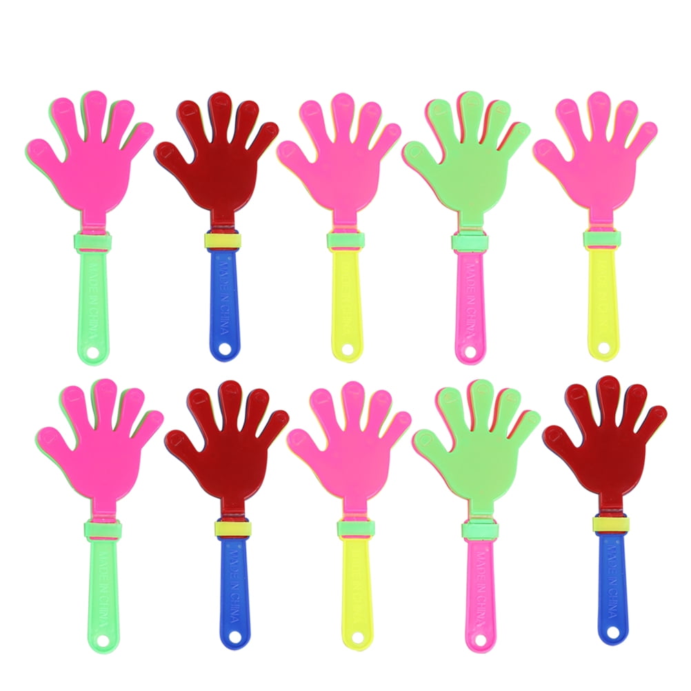 RENACLIPY Small Hand Clappers Hand Clapper Plastic Random Color Sports ...