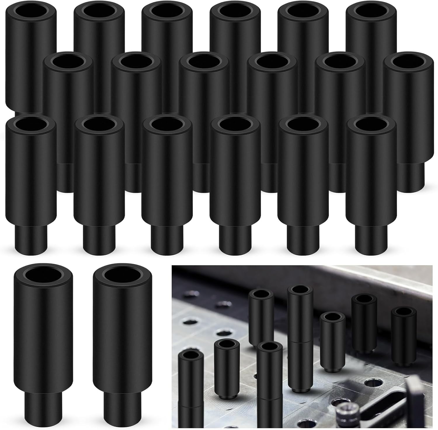 20 Pcs 2 Inch Welding Table Fixture Pins, 5/8 Bottom Diameter, 1" Top ...