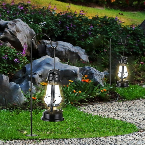 20 Pcs 28 Inch Adjustable Outdoor Shepherd Hooks for Garden Decor ...