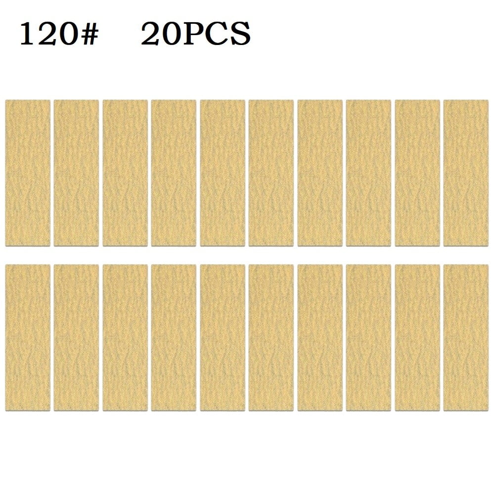 20 Pcs 3.5 x 1Inch Detail Sander Refills Micro Finishing Sander Paper ...