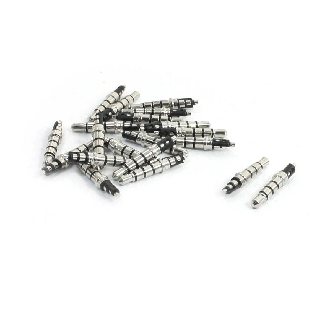 20 Pcs 3.5mm Male Plug 4Pole Soldering Headset Headphone Audio Jack ...