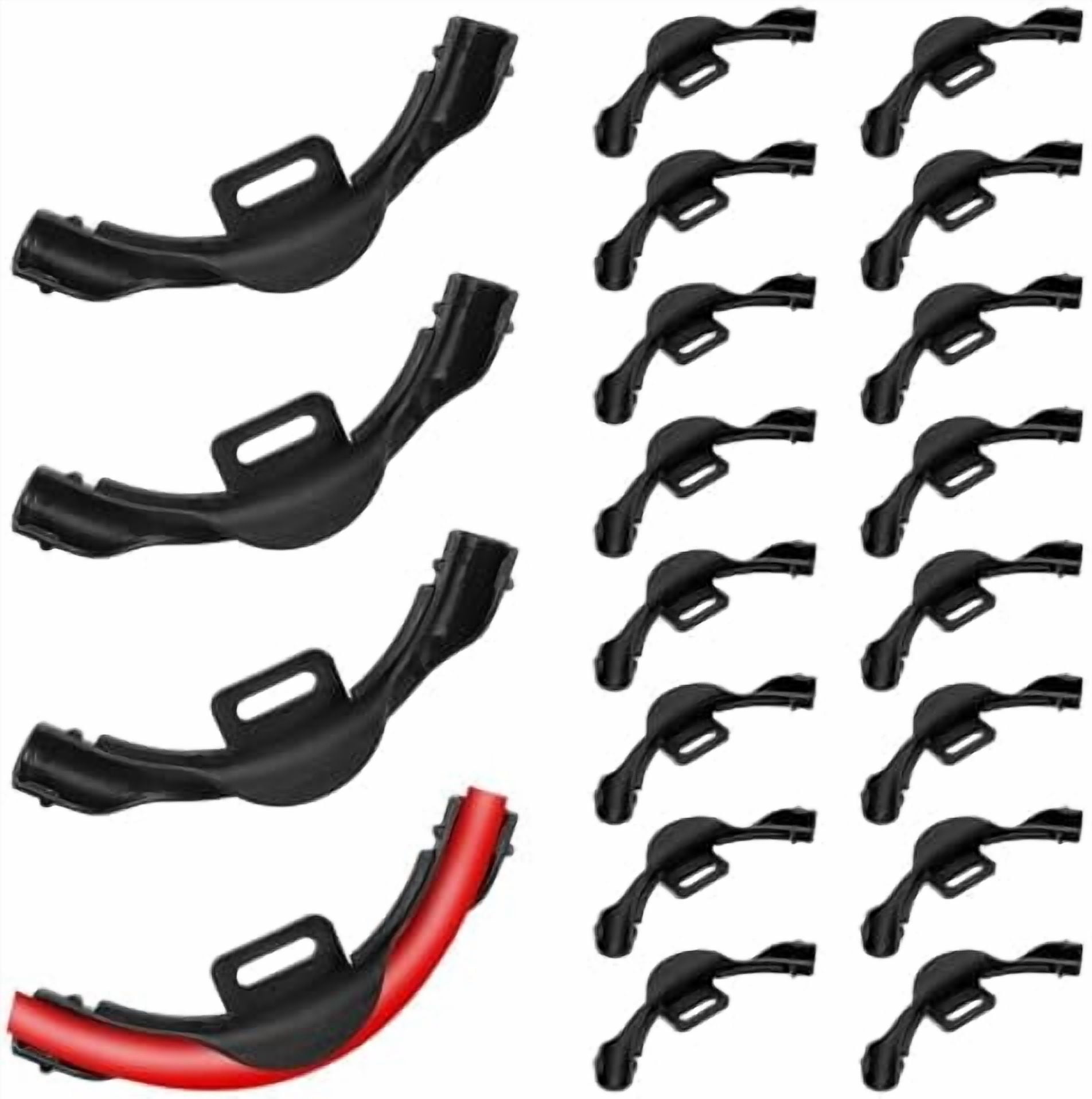 20 Pcs 3/8" - 1/2" Pex 90 Degree Elbow Plastic Tubing Bend Support ...