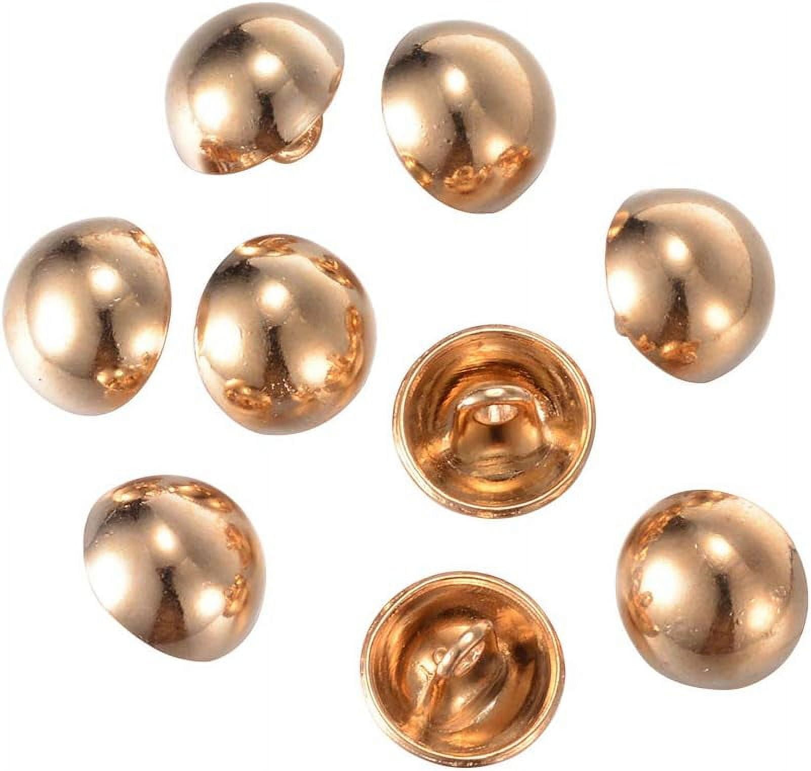 20 Pcs 32L Alloy Sewing Buttons Shank Blazer Half Round Sport Woolen ...