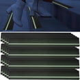 20 Pcs 4" x 30" Anti Slip Stair Treads with Reflective Stripe, Outdoor ...