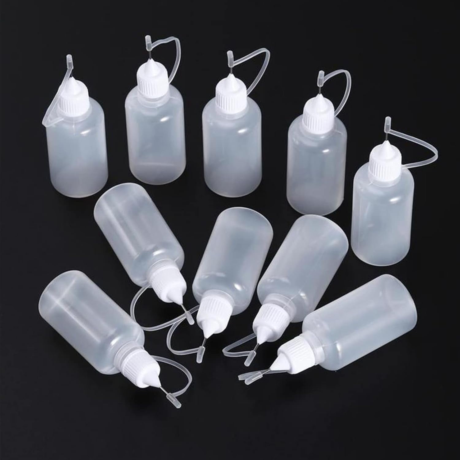 20 Pcs 5 ml Needle Tips Bottles Soft Plastic Squeeze Bottles with ...