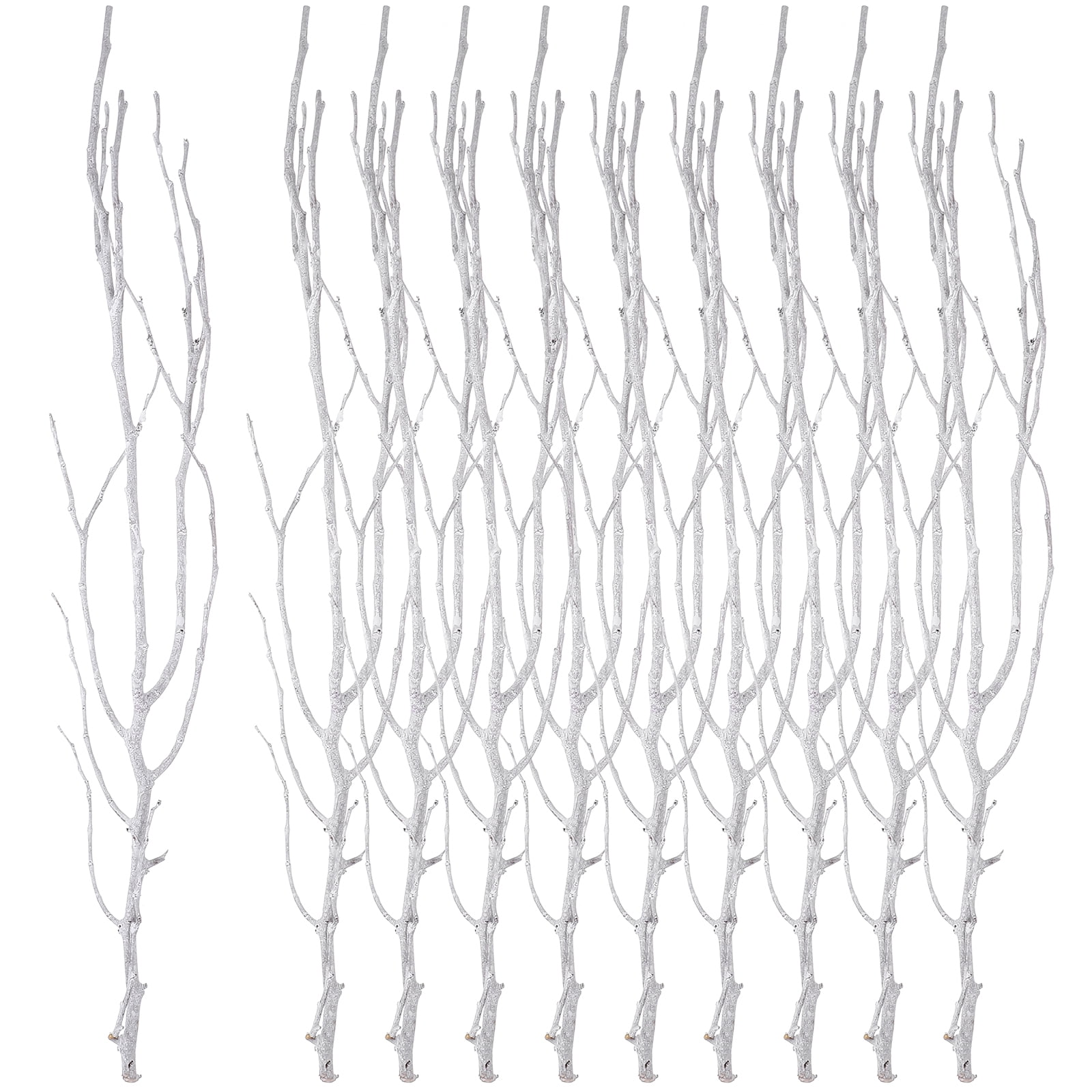 20 Pcs 50 Cm Dried Twigs House Plants Twigs for Crafts White Vases ...
