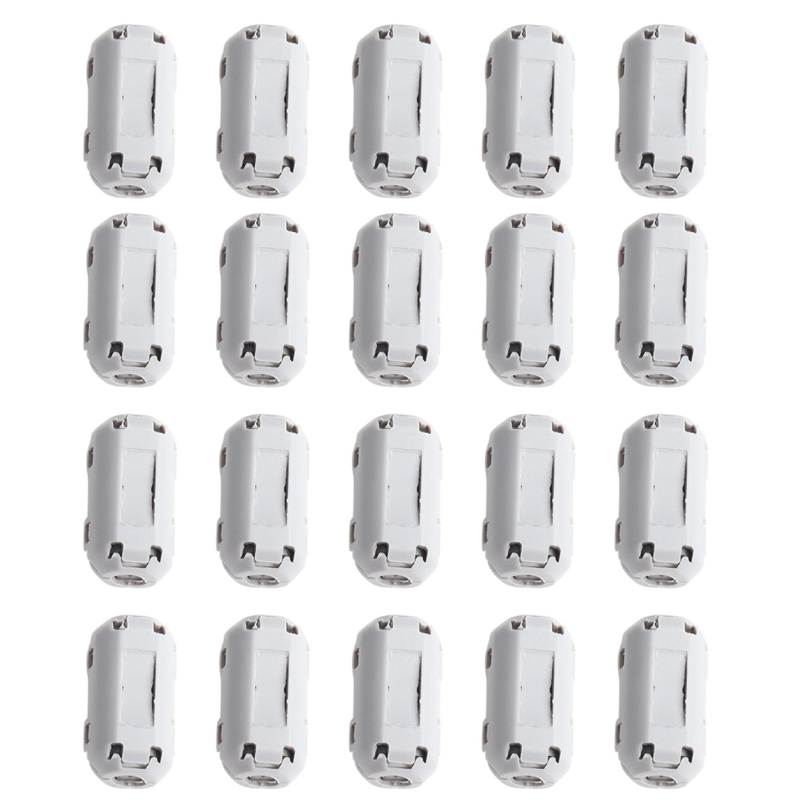 20 Pcs 5MM Ferrite Core Noise Suppressor Filter Ring Cable Clip On Wire ...